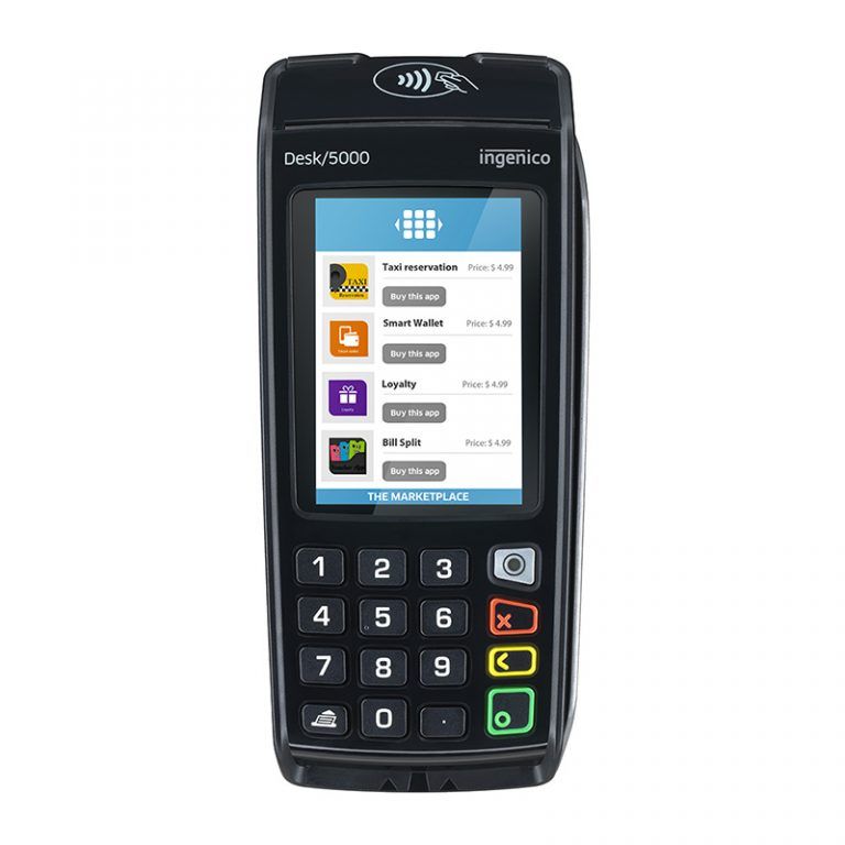 Terminal CB Ingenico Desk 5000 IP 2LS Sans contact | Vtpe