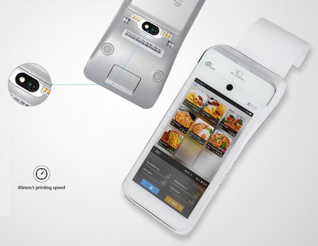 TPE Pax A920 4G Wifi Bluetooth Caméras | VTPE