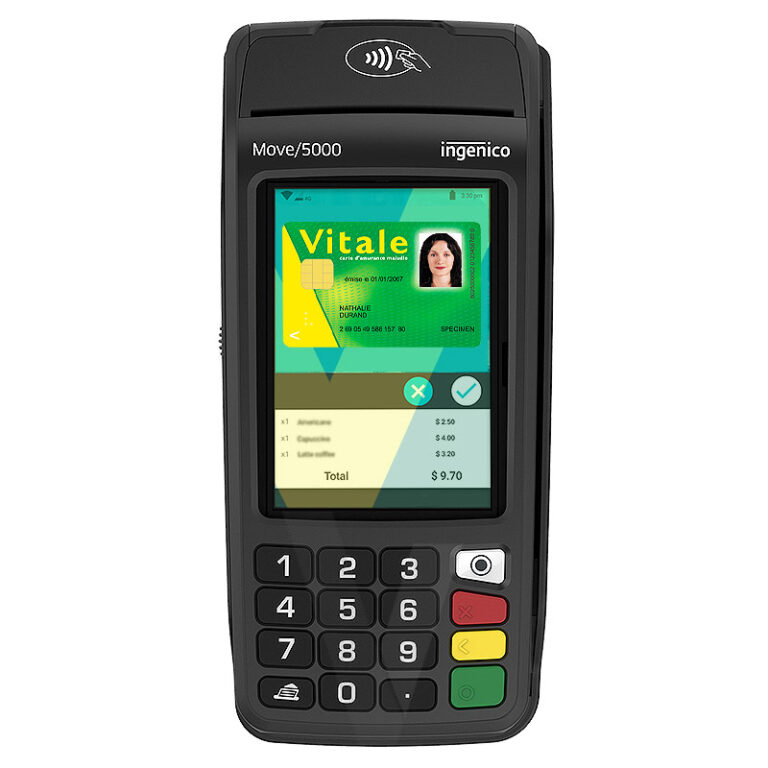 TPE Ingenico Move 5000 4G Santé EI96 CAM2 | VTPE